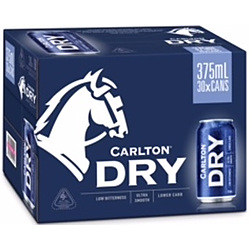 CARLTON DRY 375ML 30PK BLOCK - BEER - FULL STRENGTH - Wine | Beer ...